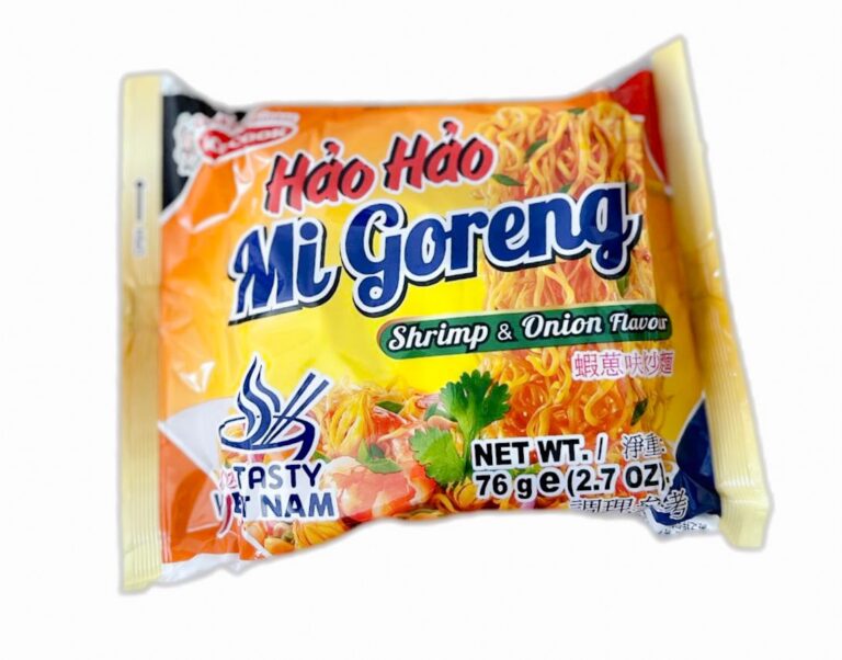 Mi Tron Hanh Tom Hao Hao- Instant Noodles Mi Goreng Shrimp & Onion 30*76gr ACECOOK – VietNam Corner